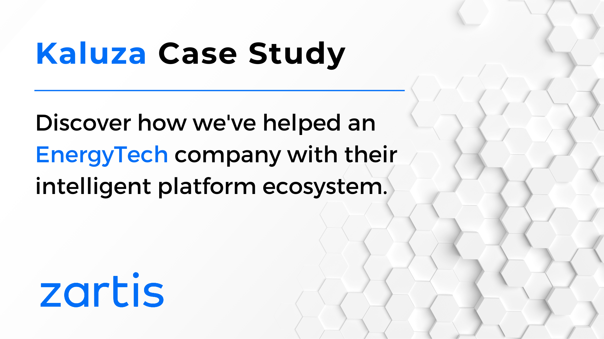 Kaluza | Software Outsourcing Case Study | Zartis