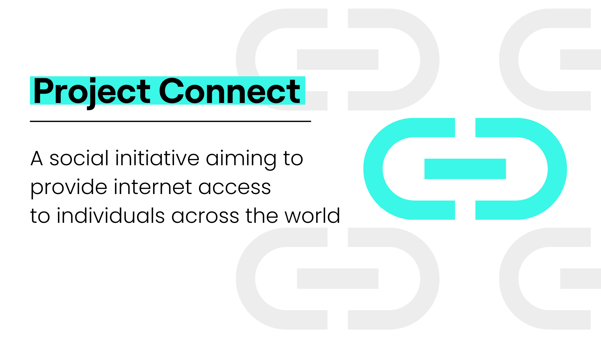 Project Connect | Internet Connectivity for Everyone